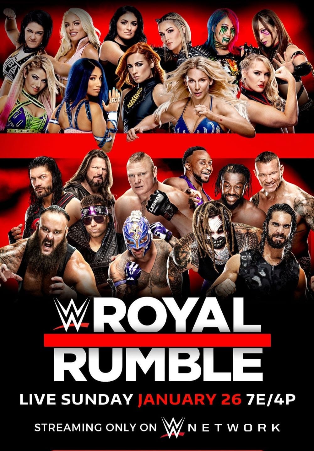WWE: Svelato il poster ufficiale della Royal Rumble (FOTO) - Spazio ...